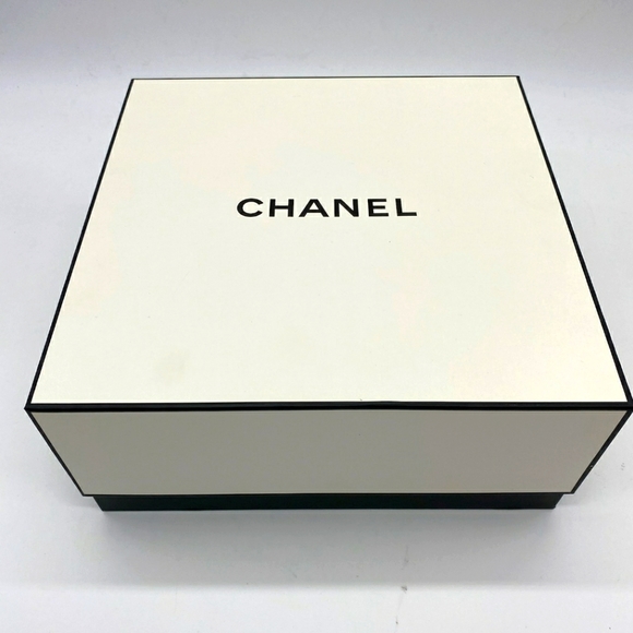 CHANEL | Other | Authentic Chanel Square Empty Gift Box Container ...